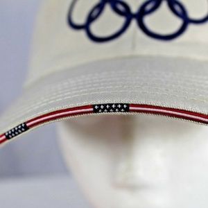 USA Olympics | Other | Olympic Rings Usa Tan Baseball Cap Adjustable ...